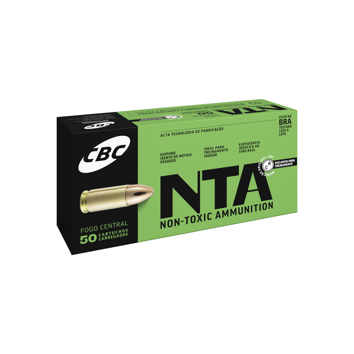 Munição CBC 9mm ETOG 124gr Treina NTA Valor Unidade – Sports Men's